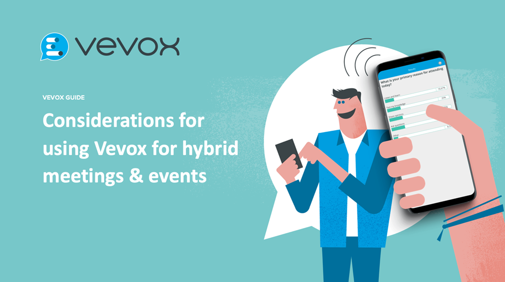 A guide on using Vevox for hybrid events or meetings