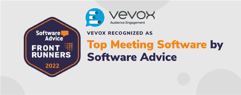 Vevox awarded top interactive platform for 2022